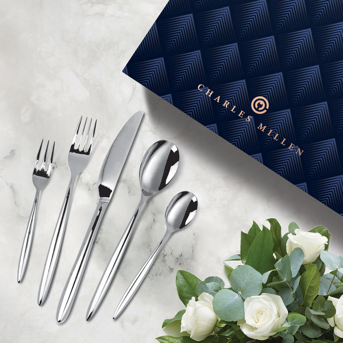 ADELIA (Stainless Steel) - 20pc Cutlery Set - Charles Millen